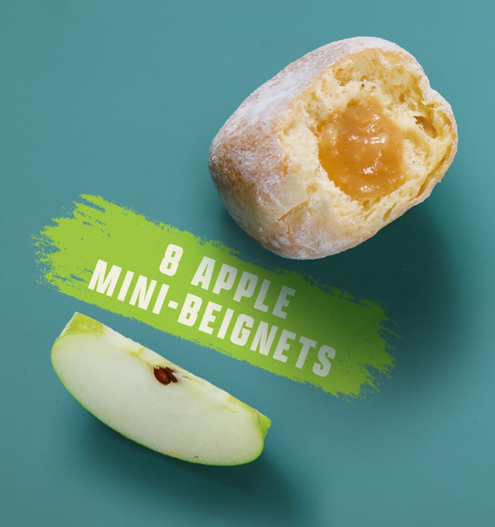 Pack of 8 Apple Mini Beignets | Light & Delicious | Moi